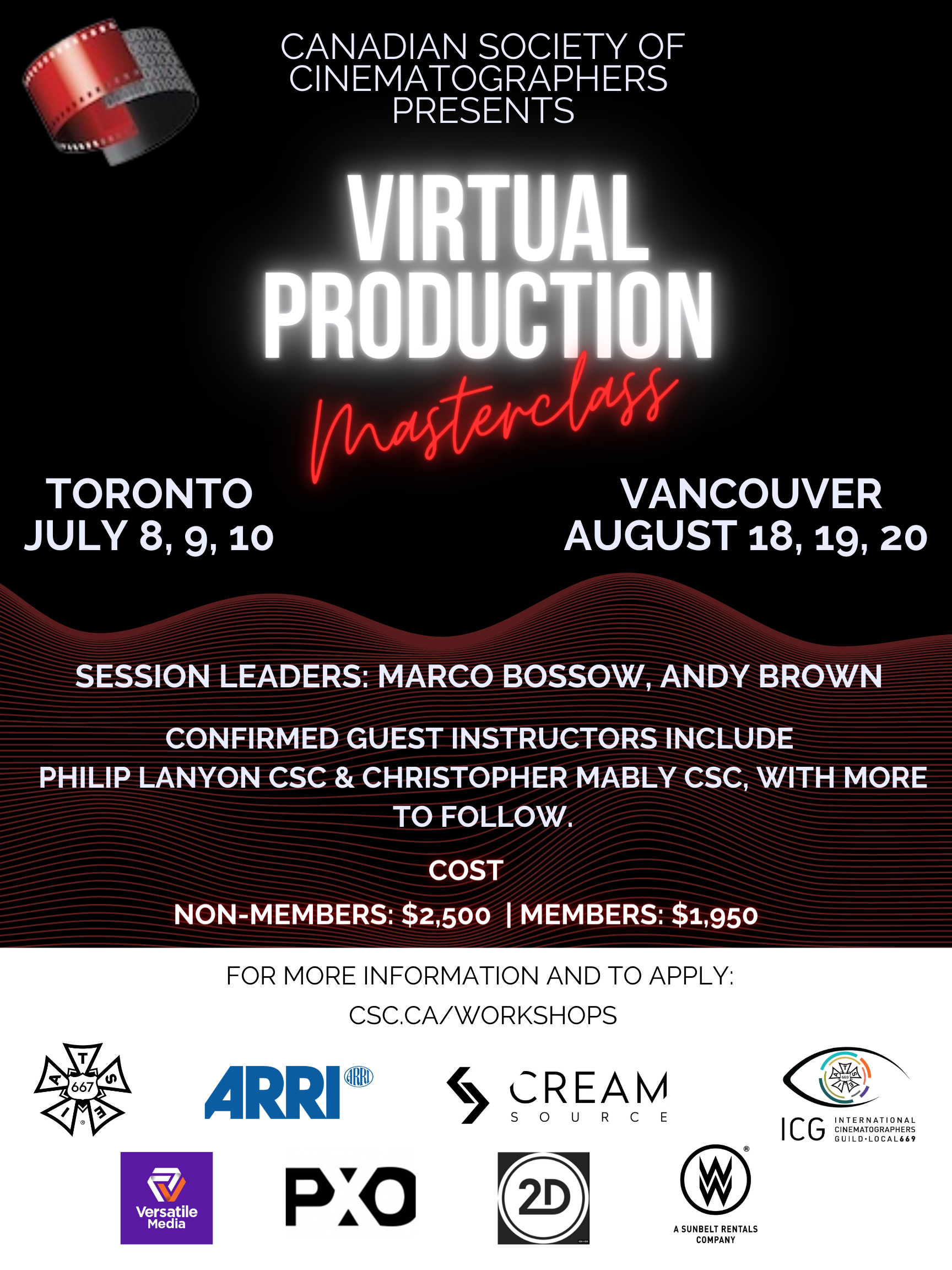 Virtual Production Masterclass - Canadian Society of Cinematographers